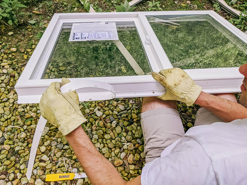 REPLACING OUR BASEMENT WINDOWS | DIY INSTALL - Grove House Reno