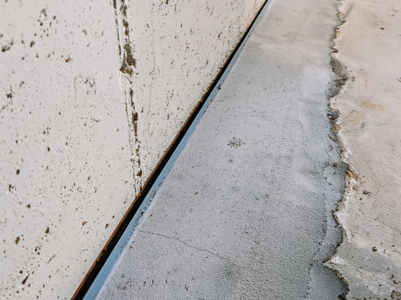 WATERPROOFING OUR BASEMENT | INSTALLING DRAINS AND A SUMP PUMP - Grove ...