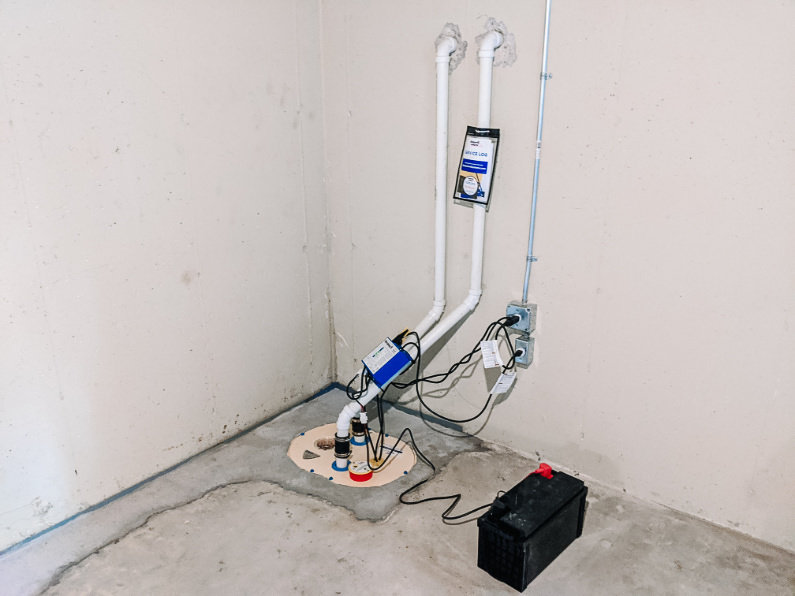 WATERPROOFING OUR BASEMENT | INSTALLING DRAINS AND A SUMP PUMP - Grove ...