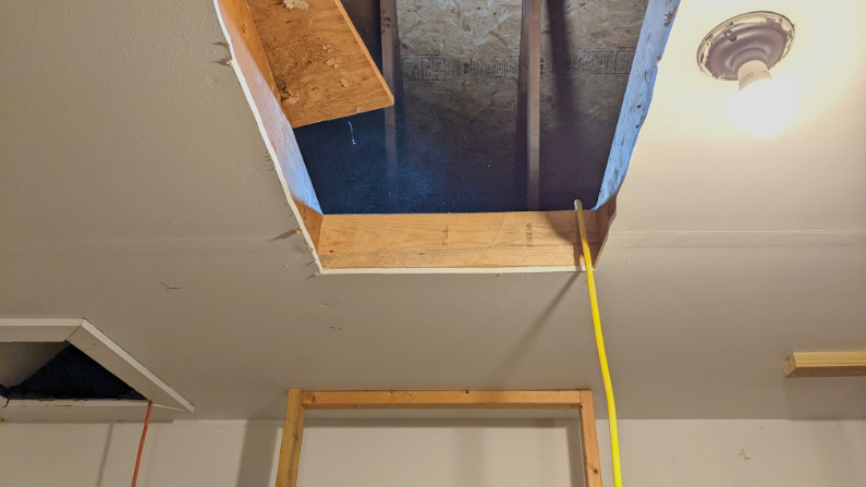 REPLACING OUR ATTIC HATCH | DIY INSTALL - Grove House Reno
